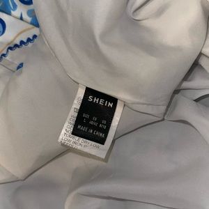 SHEIN | Pants & Jumpsuits | Blue And White Matching Set Shein | Poshmark